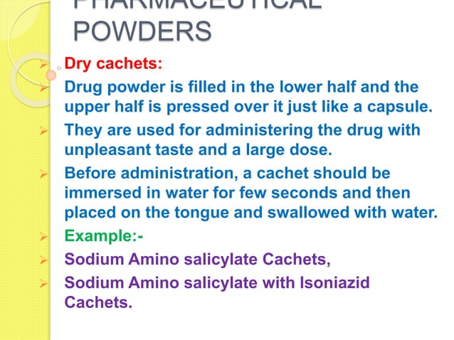 Pharmaceutical powders | PPTX