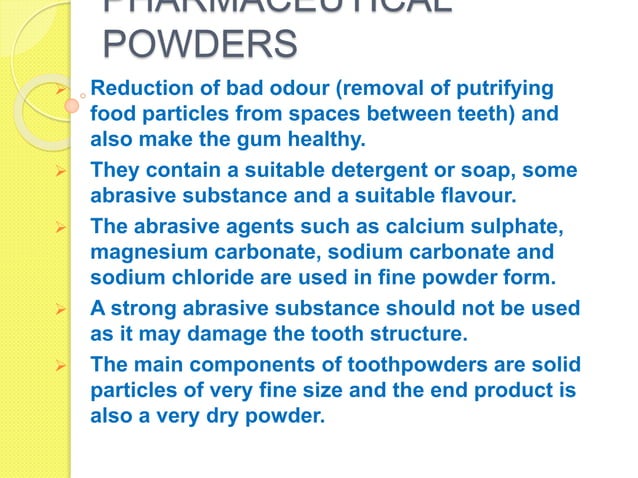 Pharmaceutical powders | PPTX