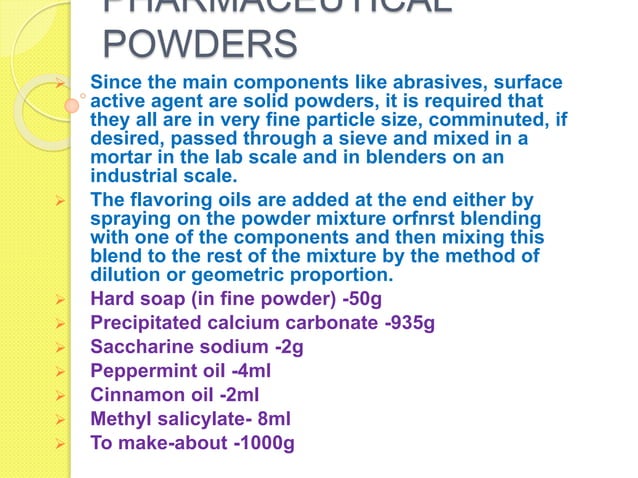 Pharmaceutical powders | PPTX