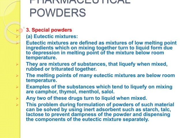 Pharmaceutical powders | PPTX