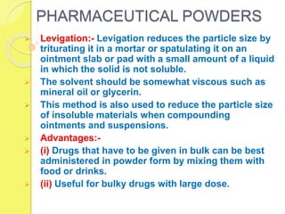 Pharmaceutical powders | PPTX