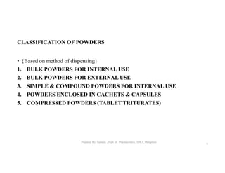 Pharmaceutical . powders . pdf . Pharmacy | PDF