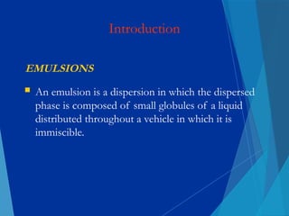 PHARMACEUTICAL PREPARATIONS; EMULSIONS.pptx