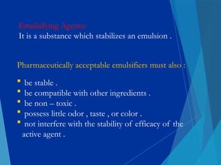 PHARMACEUTICAL PREPARATIONS; EMULSIONS.pptx
