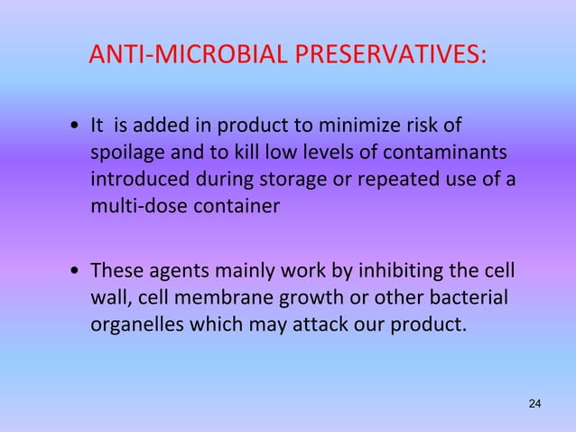 Pharmaceutical preservatives | PPTX