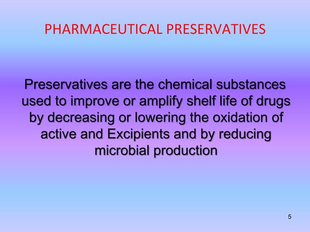 Pharmaceutical preservatives | PPTX
