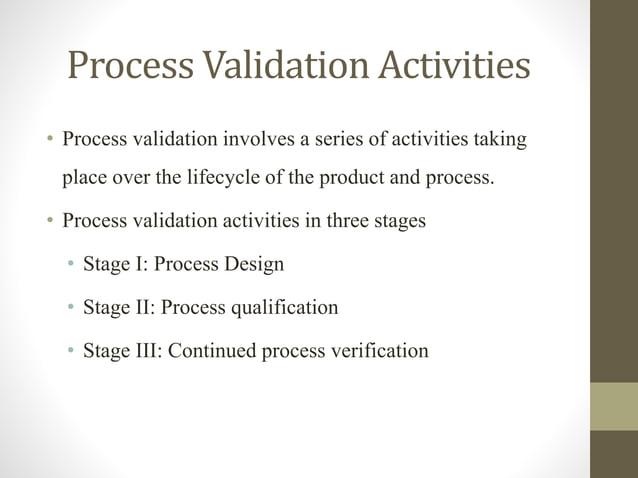 Pharmaceutical process validation.pptx | Pharmaceutical Industry ...