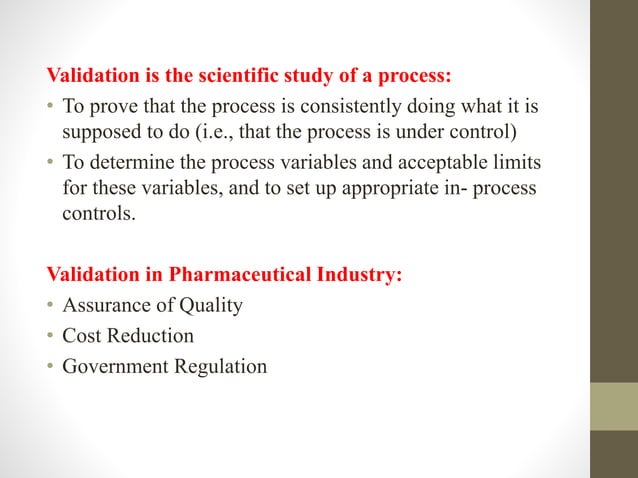 Pharmaceutical process validation.pptx | Pharmaceutical Industry ...