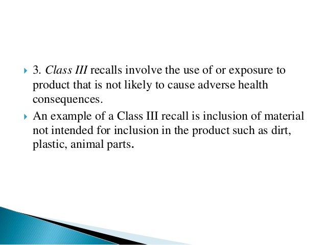 Pharmaceutical product recall