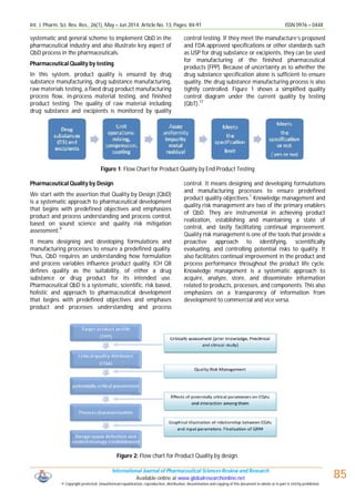 Pharmaceutical QbD concepts for drug development | PDF
