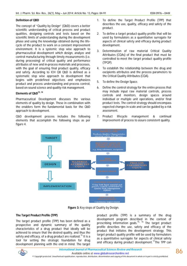 Pharmaceutical QbD concepts for drug development | PDF