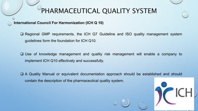 Pharmaceutical Quality Management System | PPTX | Pharmaceutical ...