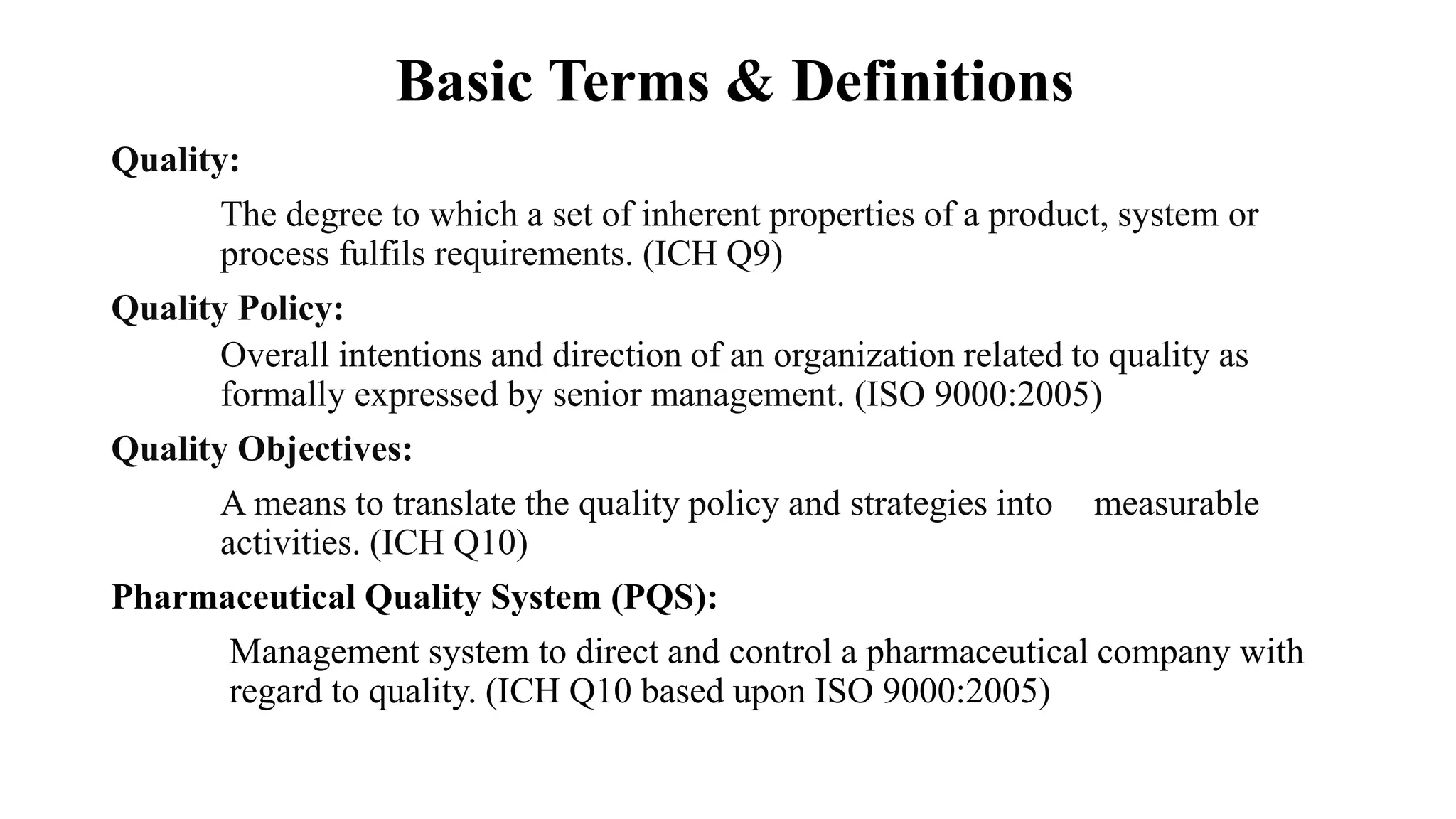 Pharmaceutical Quality System | PPTX