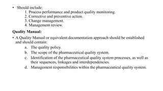 Pharmaceutical Quality System | PPTX
