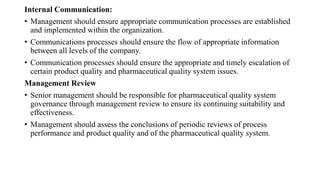 Pharmaceutical Quality System | PPTX