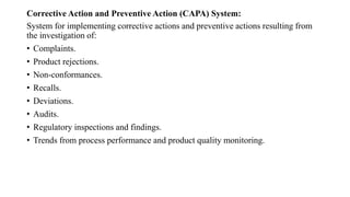 Pharmaceutical Quality System | PPTX