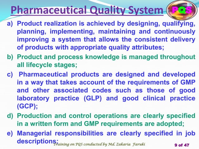 Pharmaceutical Quality System .pdf | Pharmaceutical Industry | Industries
