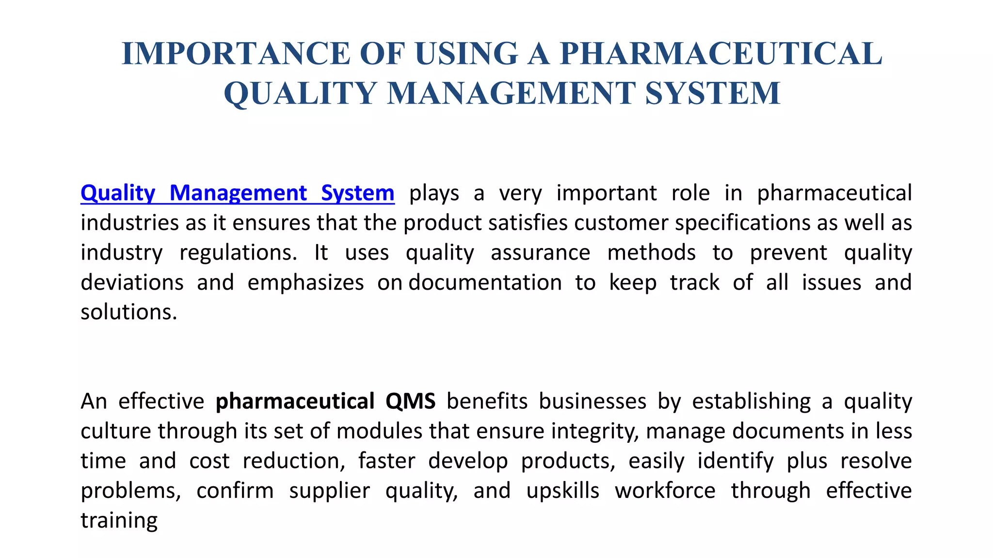 Pharmaceutical Quality System & Deviations.pptx