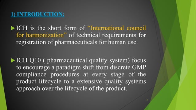 ICH Q10 guideline.pptx | Pharmaceutical Industry | Industries