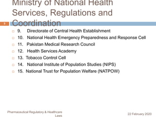Pharmaceutical regulatory & healthcare laws | PPTX