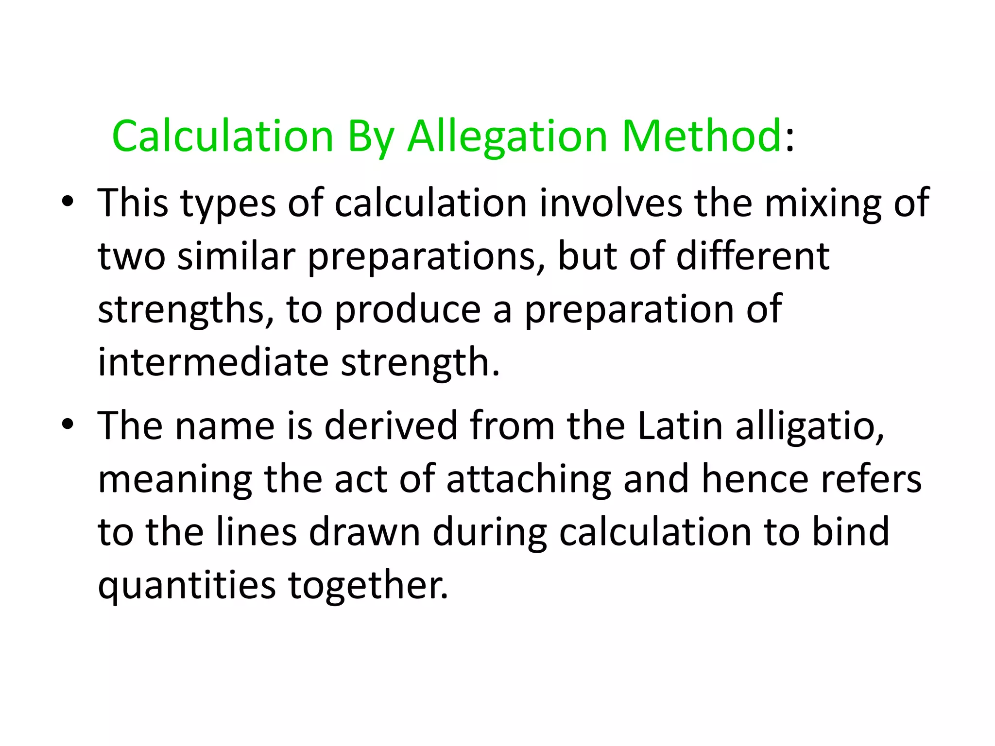 Pharmaceuticals calculations ppt | PPTX