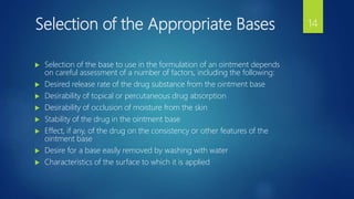 Pharmaceutical semisolid ointment | PPTX