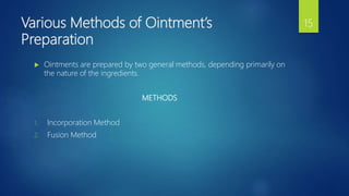 Pharmaceutical semisolid ointment | PPTX