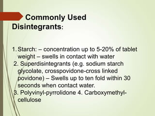 Pharmaceuticals excipients | PPTX