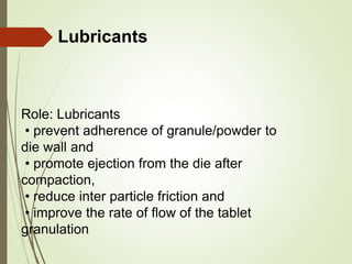 Pharmaceuticals excipients | PPTX