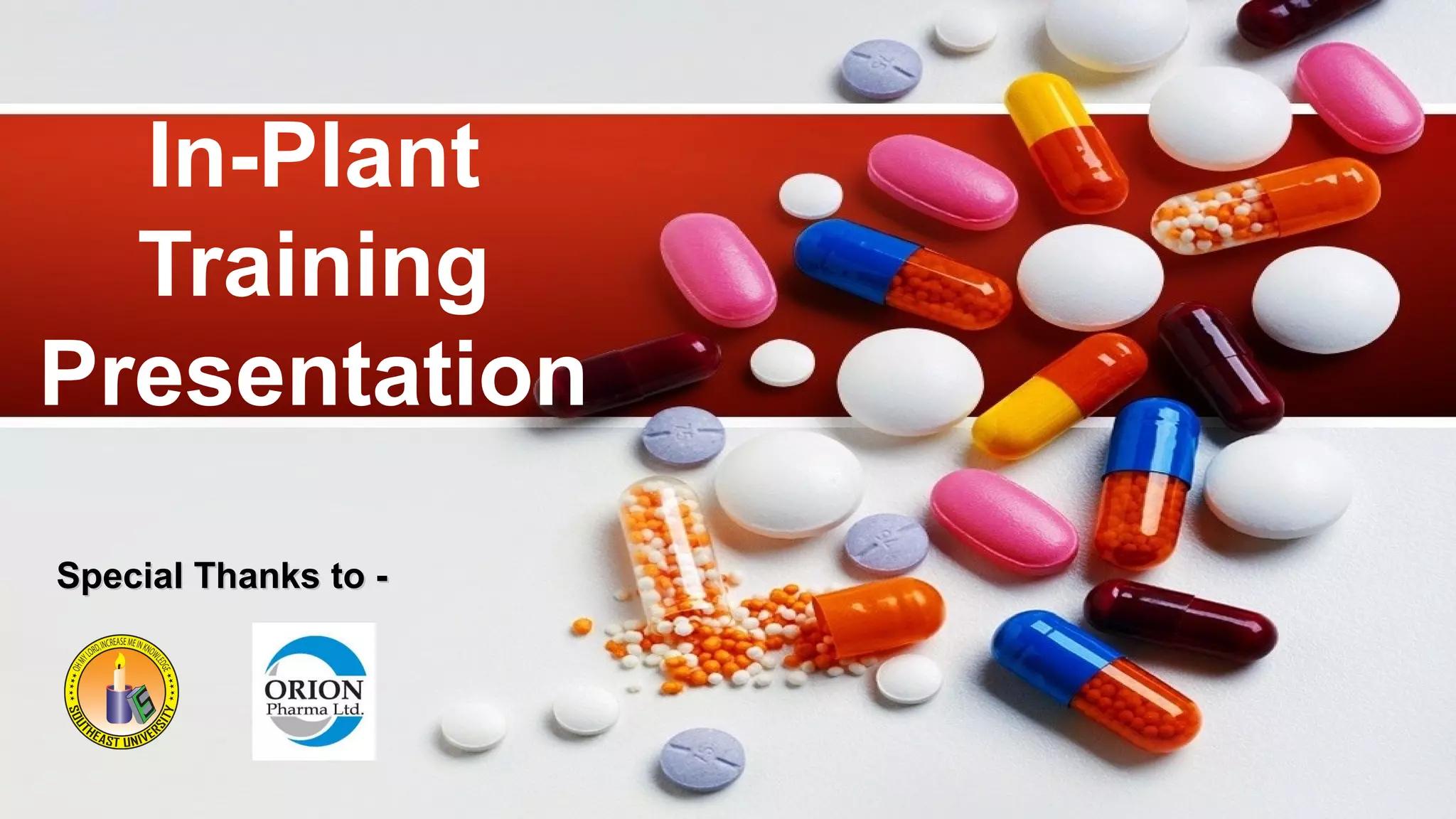 Pharmaceuticals in plant training presentation by Don | PPT