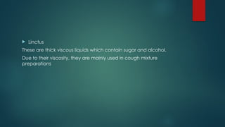 Pharmaceutical Solution Dosage Form Slides | PPTX