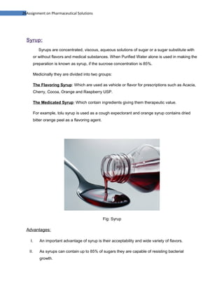 Pharmaceutical solutions | DOC