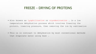 Pharmaceuticals protein | PPTX