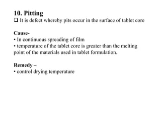 Pharmaceuticals technology ( tablets problem & remedy) | PPTX | Skin ...