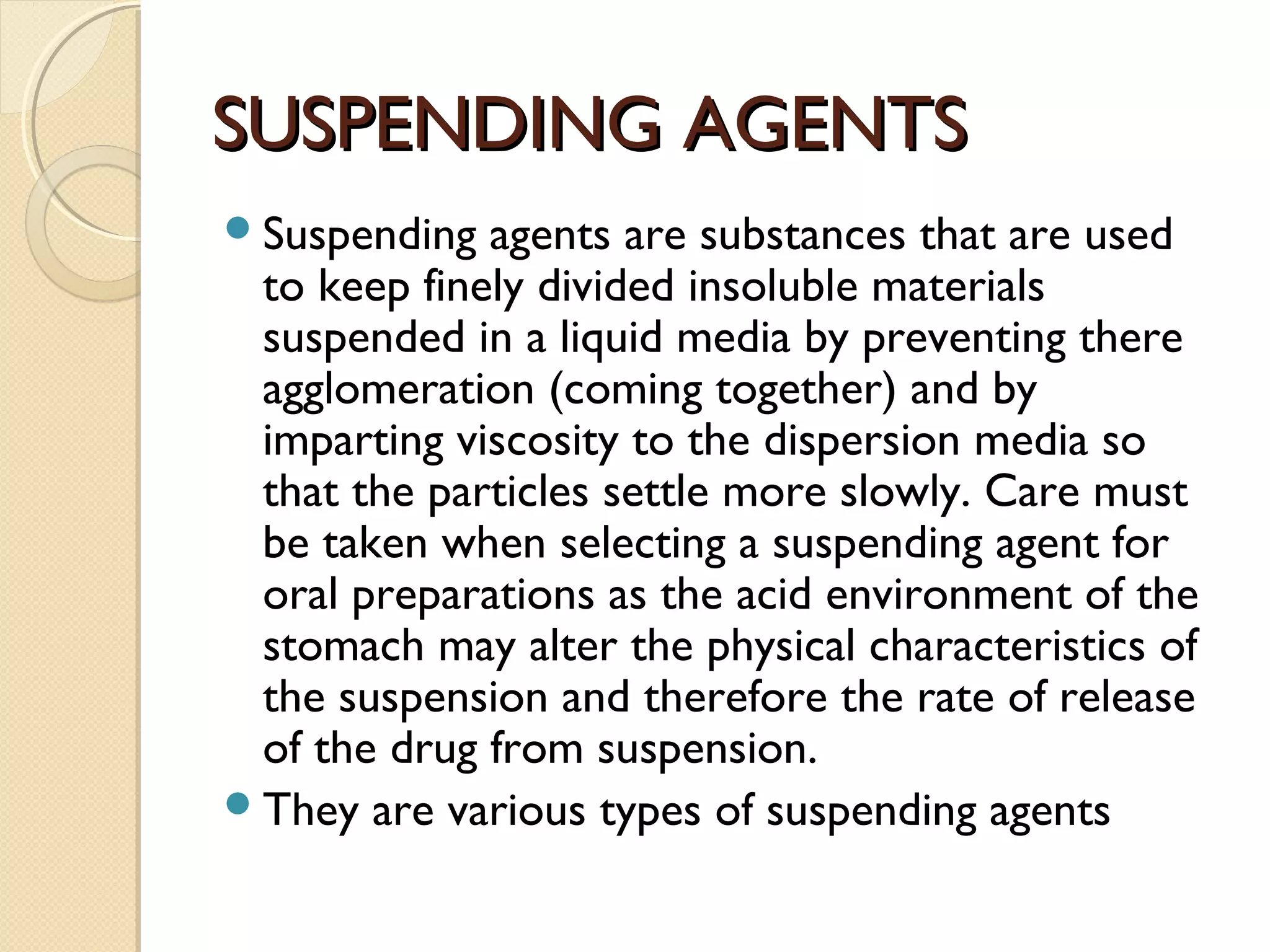 Pharmaceutical suspension | PPT