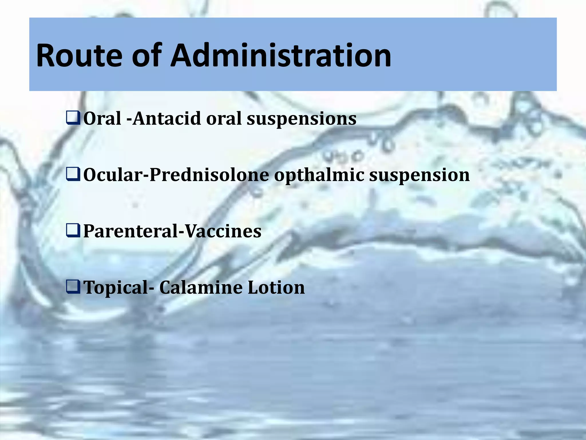 Pharmaceutical suspension | PPTX