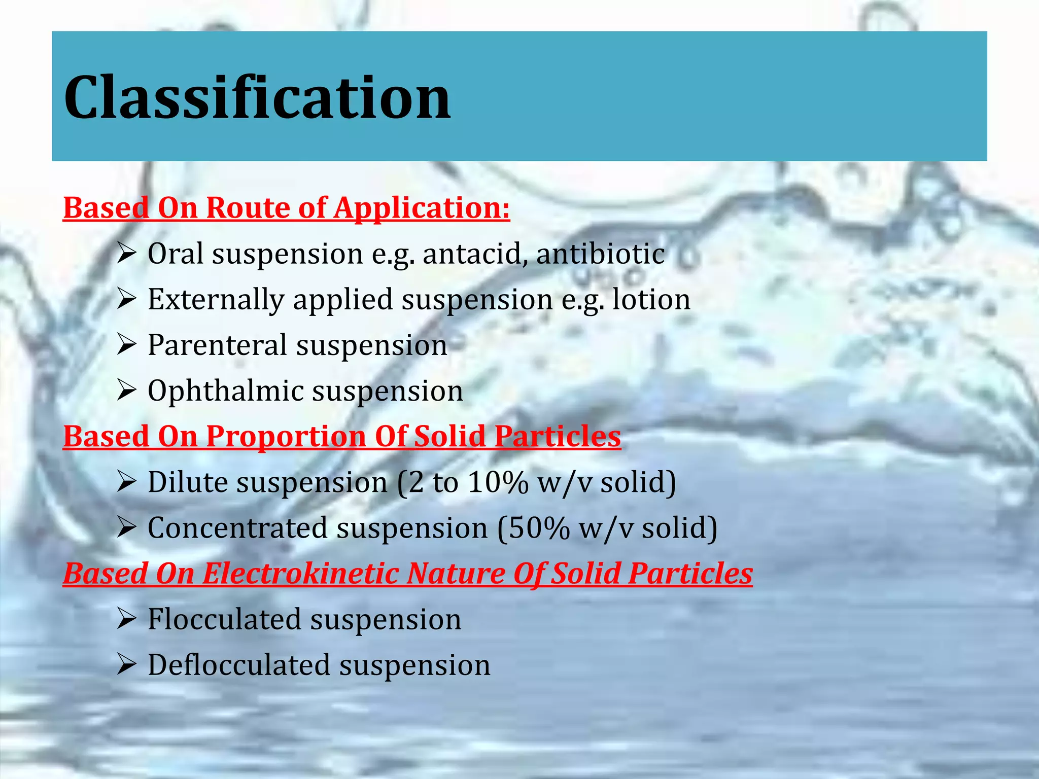 Pharmaceutical suspension | PPTX