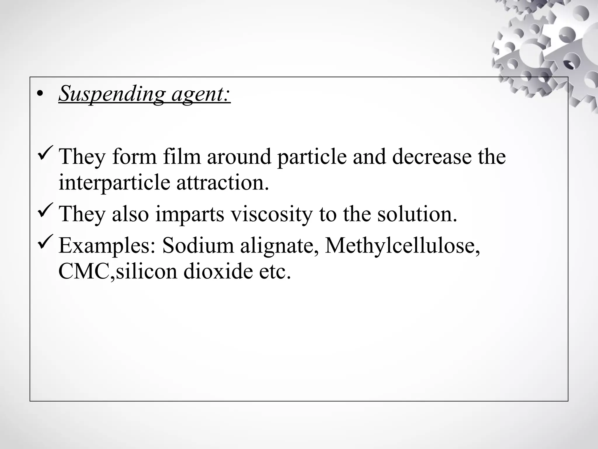 Pharmaceutical suspension | PPT