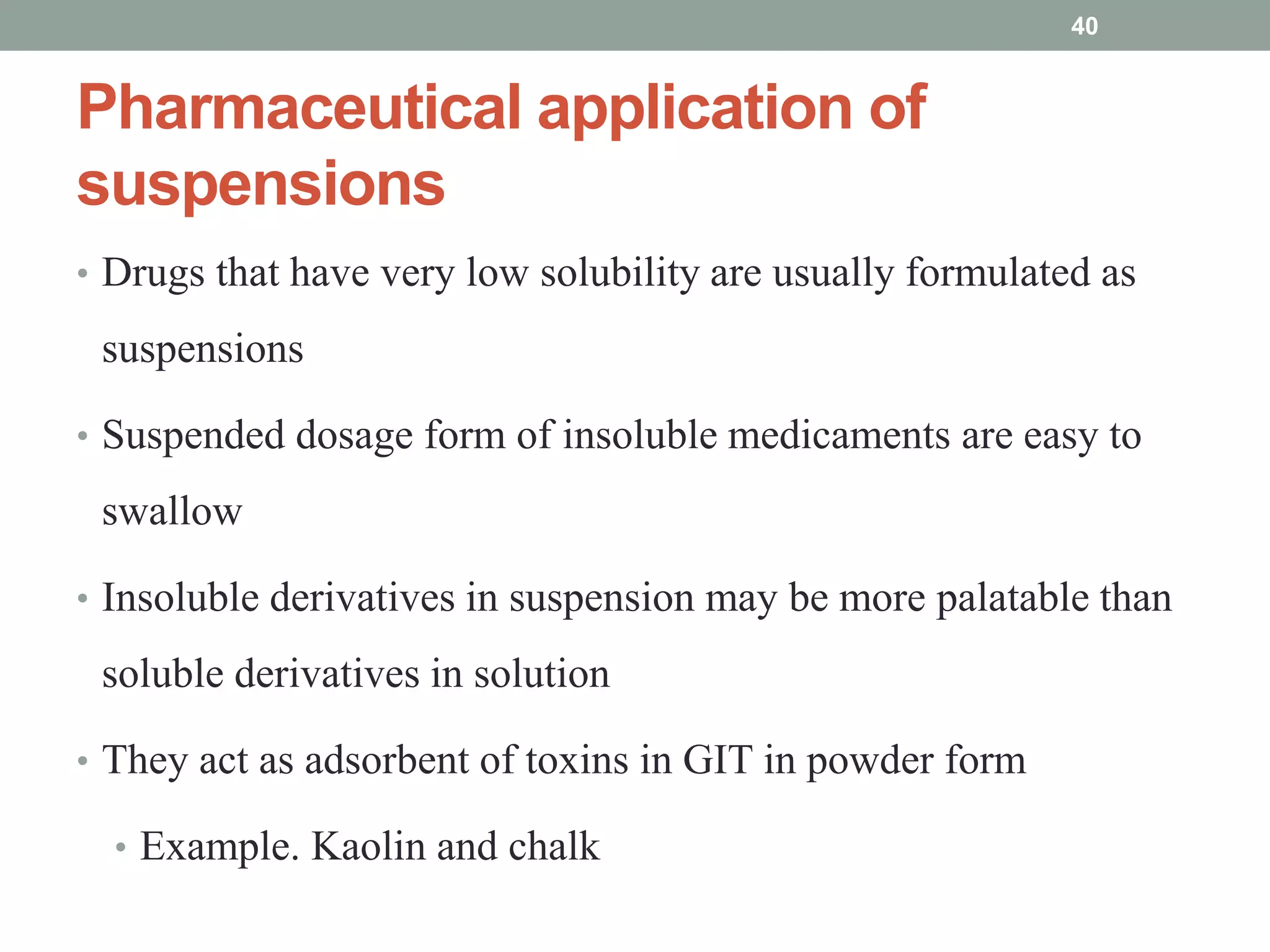 Pharmaceutical suspension | PPTX