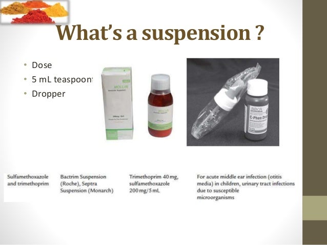 Pharmaceutical suspensions