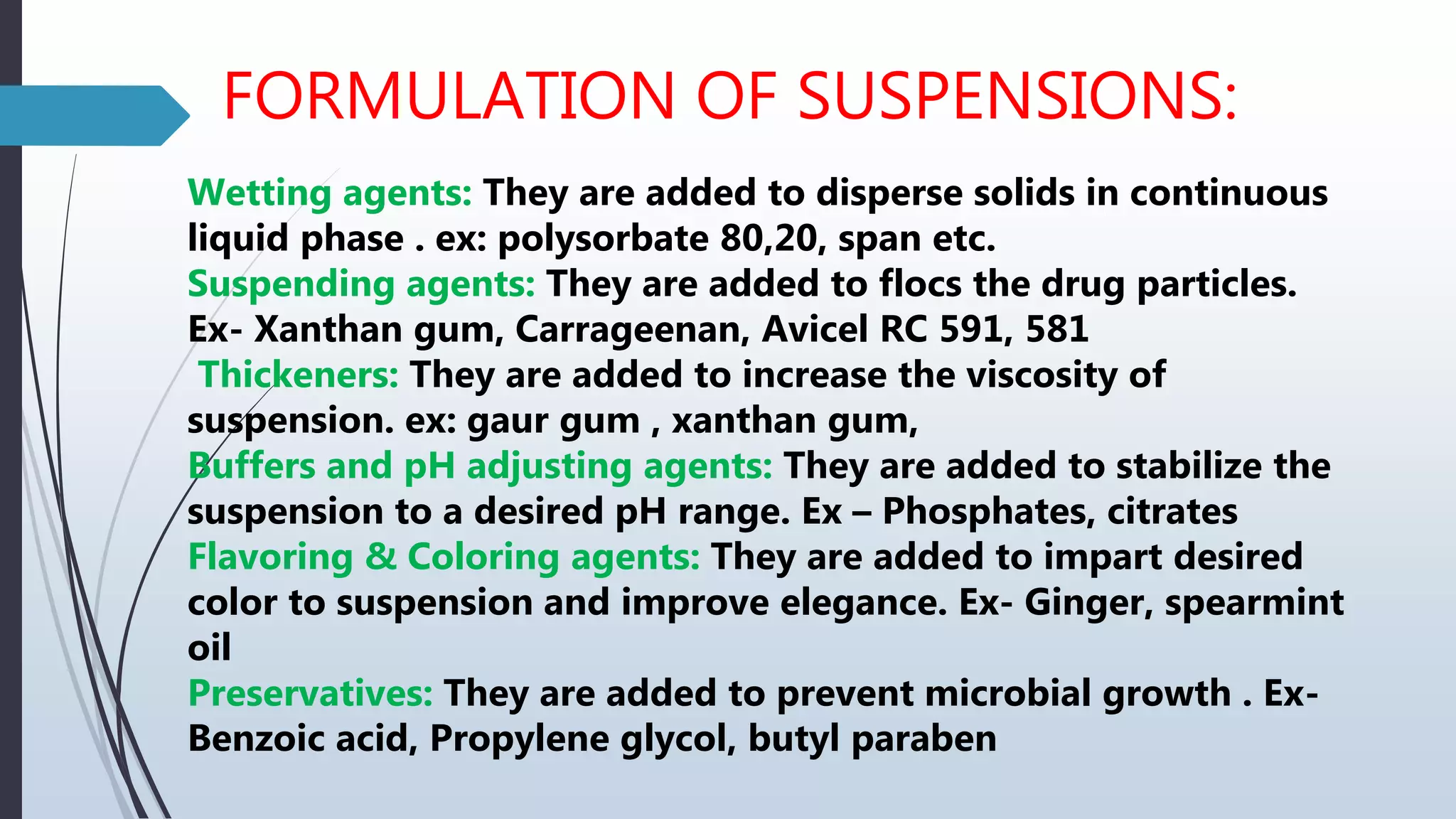 Pharmaceutical suspensions | PPTX