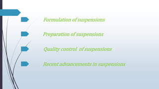 Pharmaceutical suspensions | PPTX