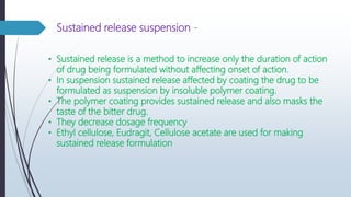 Pharmaceutical suspensions | PPTX