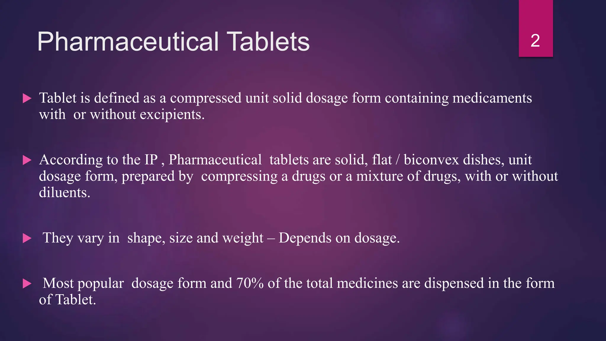 PHARMACEUTICAL TABLETS.pptx
