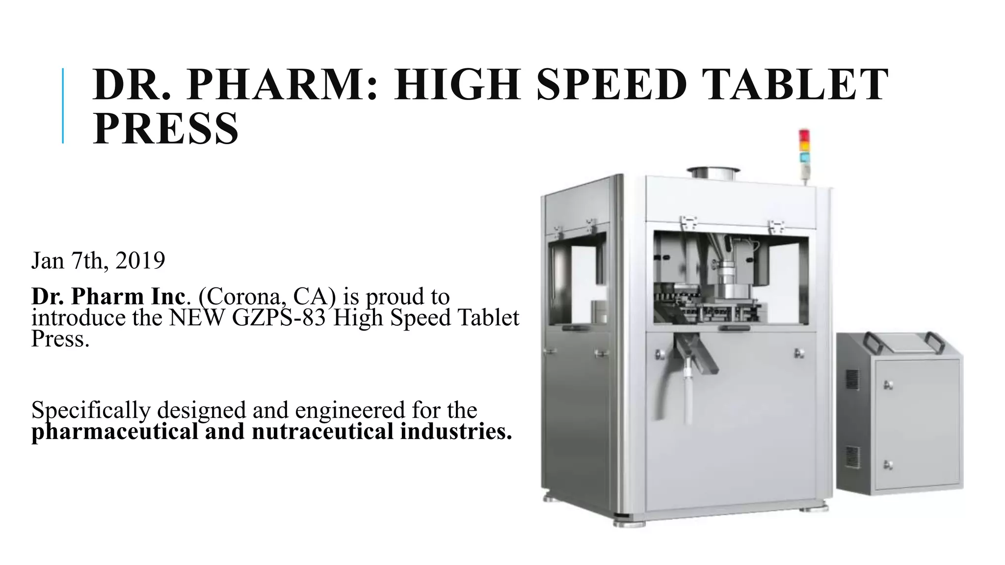 Recent Advancement Tablet Compression Technology. | PPTX