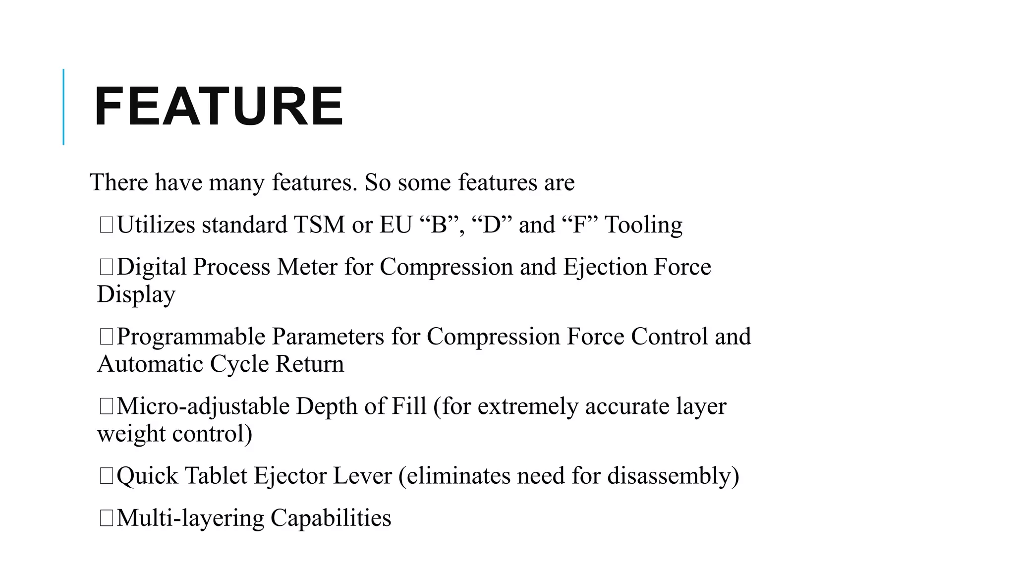 Recent Advancement Tablet Compression Technology. | PPTX