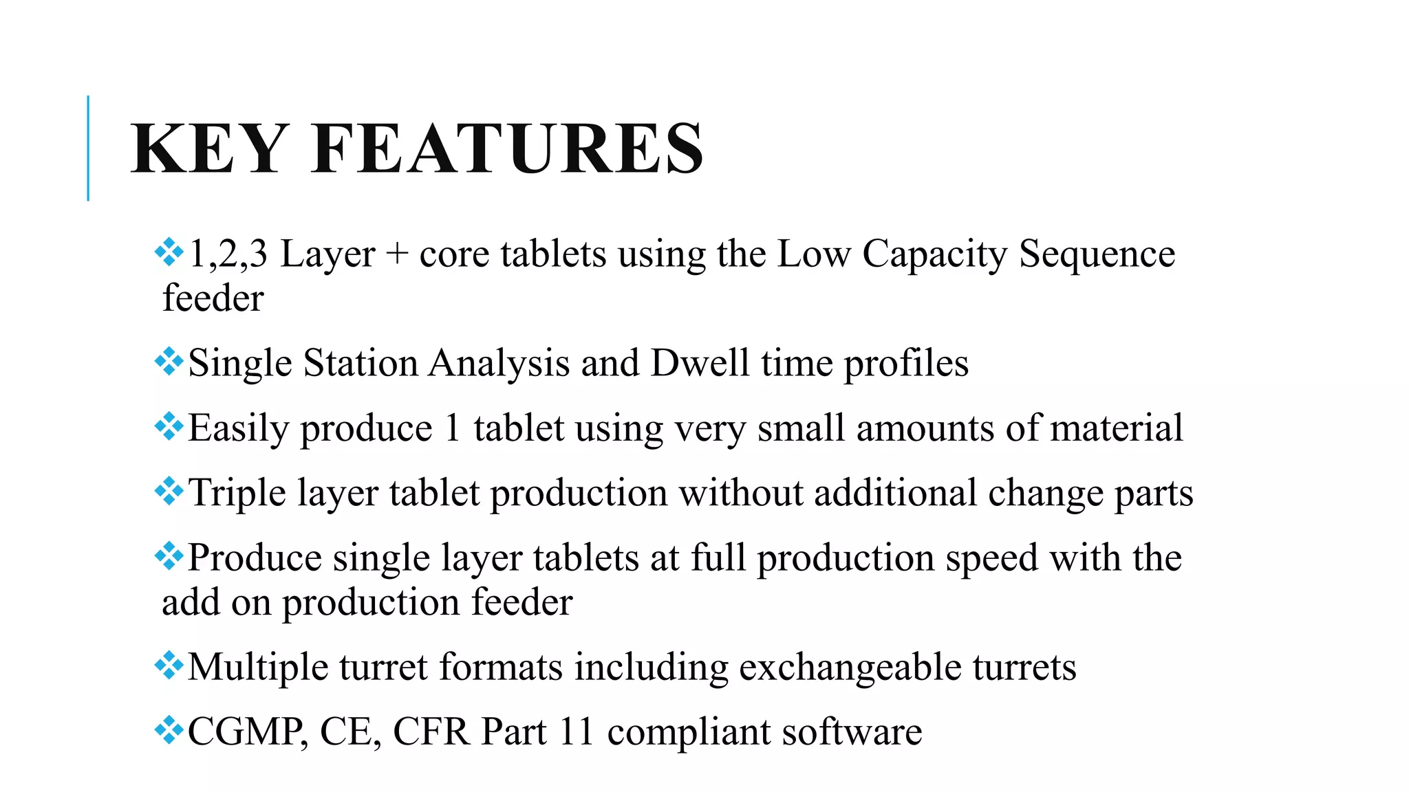 Recent Advancement Tablet Compression Technology. | PPTX