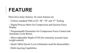 Recent Advancement Tablet Compression Technology. | PPTX