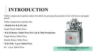 Recent Advancement Tablet Compression Technology. | PPTX