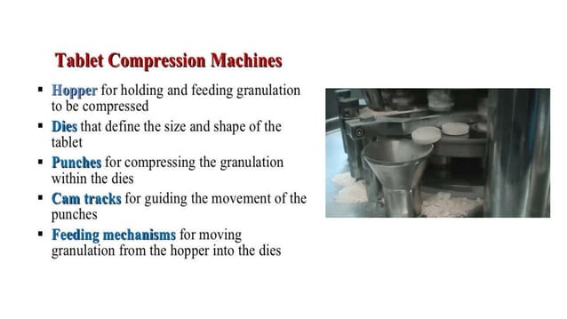Recent Advancement Tablet Compression Technology. | PPTX
